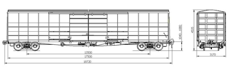 Types of railway wagons and containers - Verex