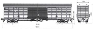 Types of railway wagons and containers - Verex